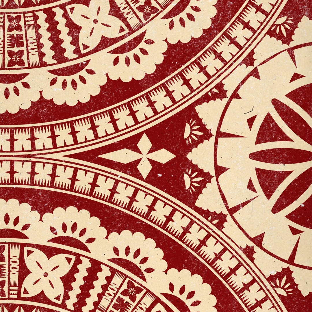 Fijian Pattern Banner - Etsy