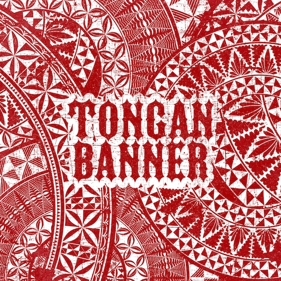 Tongan Pattern Banner - Etsy