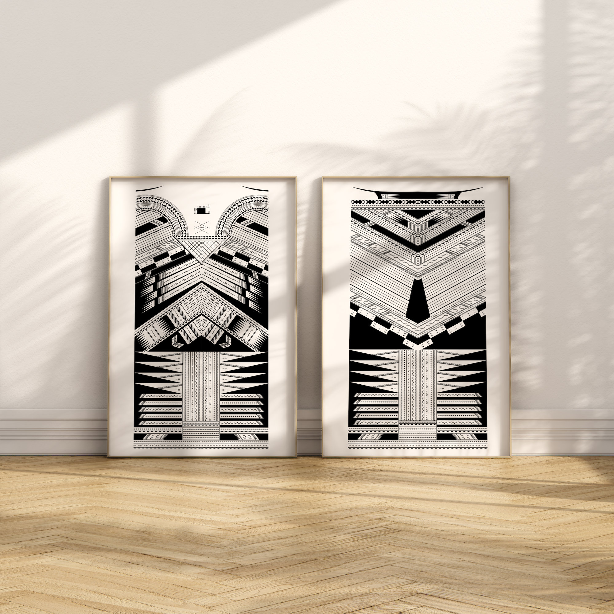 Samoan Full Pe'a Tatau Print - Etsy