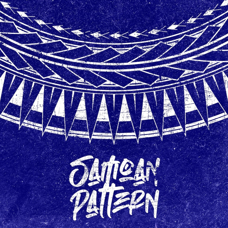 Samoan Circle Pattern Design - Etsy