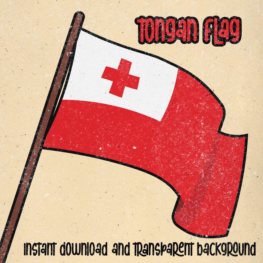 Tongan Flag - Etsy