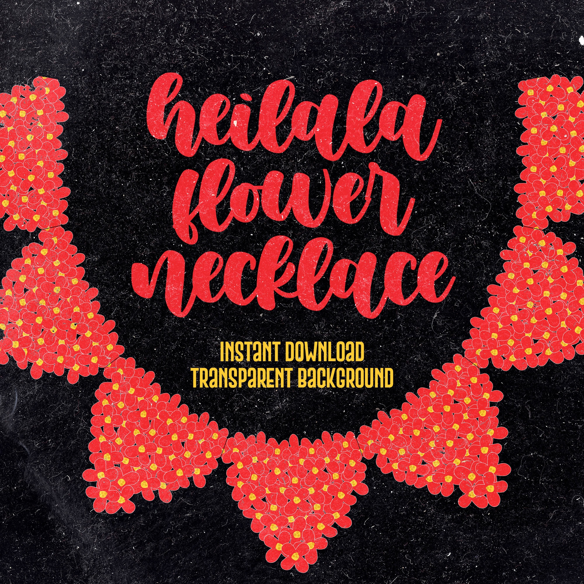 Tongan "heilala" Digital Wreath Design - Etsy