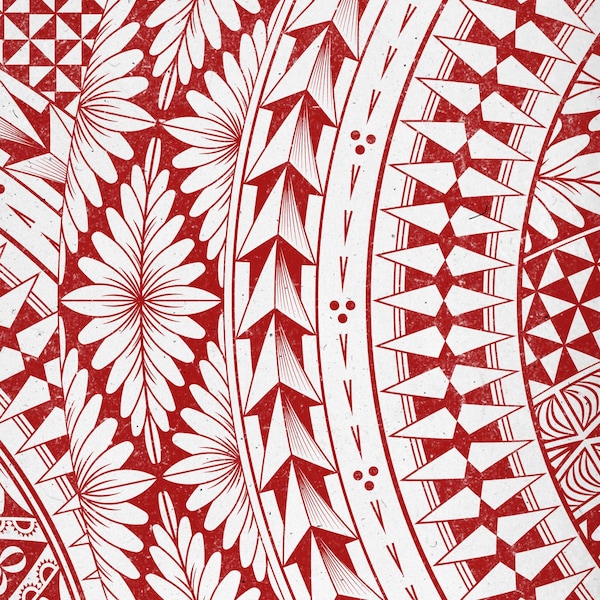 Tongan Pattern Banner - Etsy Canada