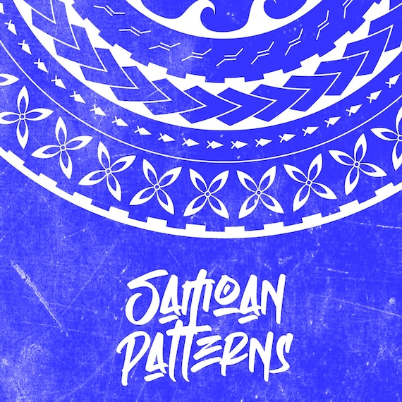Samoan Circle Pattern Design - Etsy
