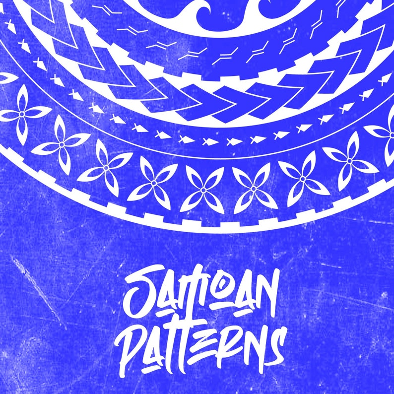 Samoan Circle Pattern Design - Etsy