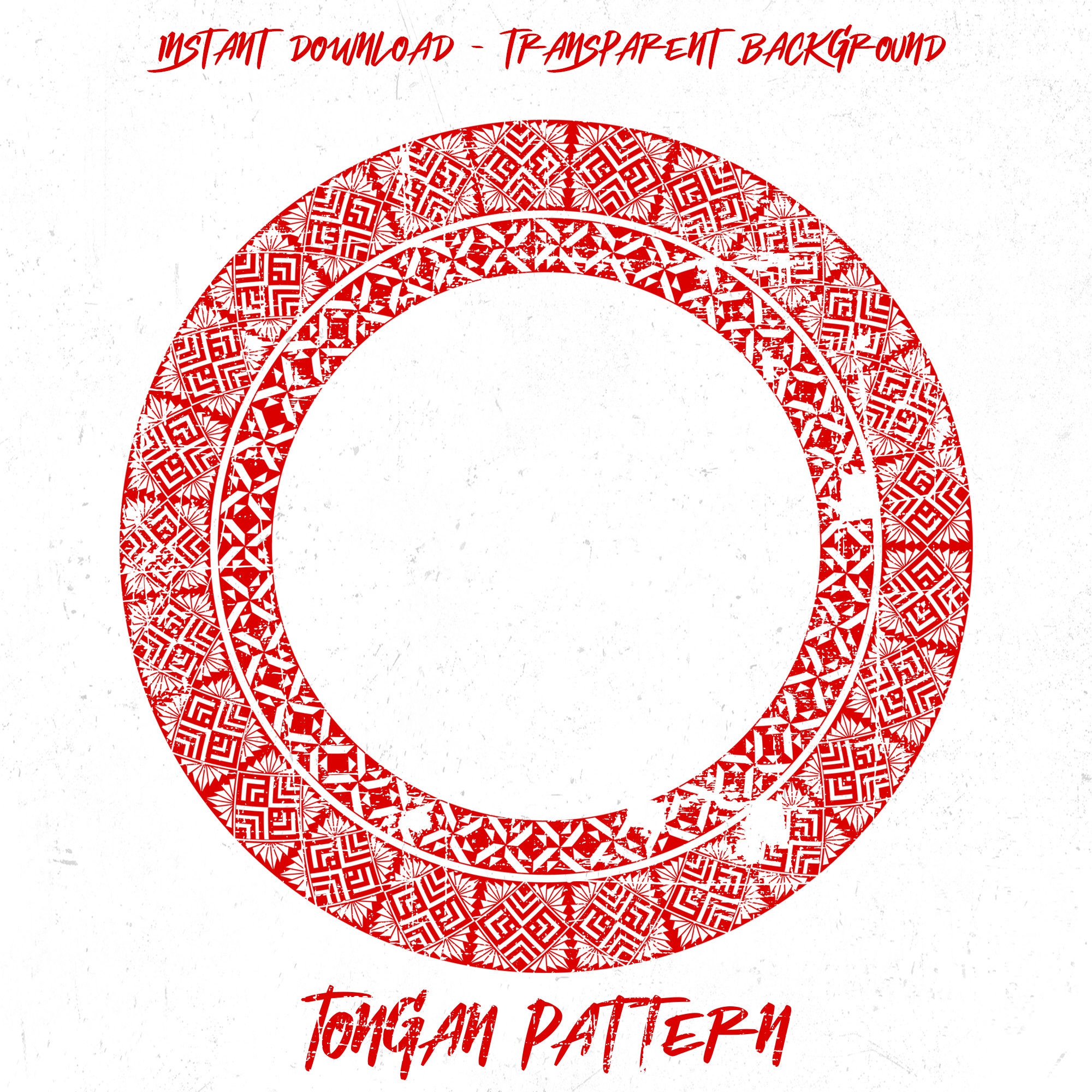 Tongan Circle Design - Etsy