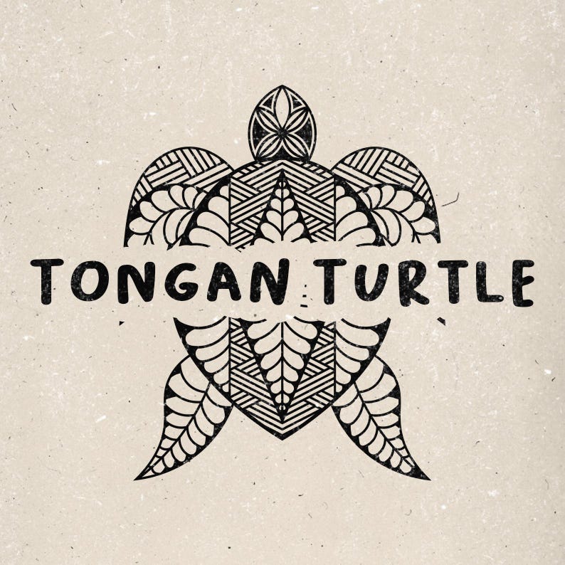 Tongan Turtle Design - Etsy