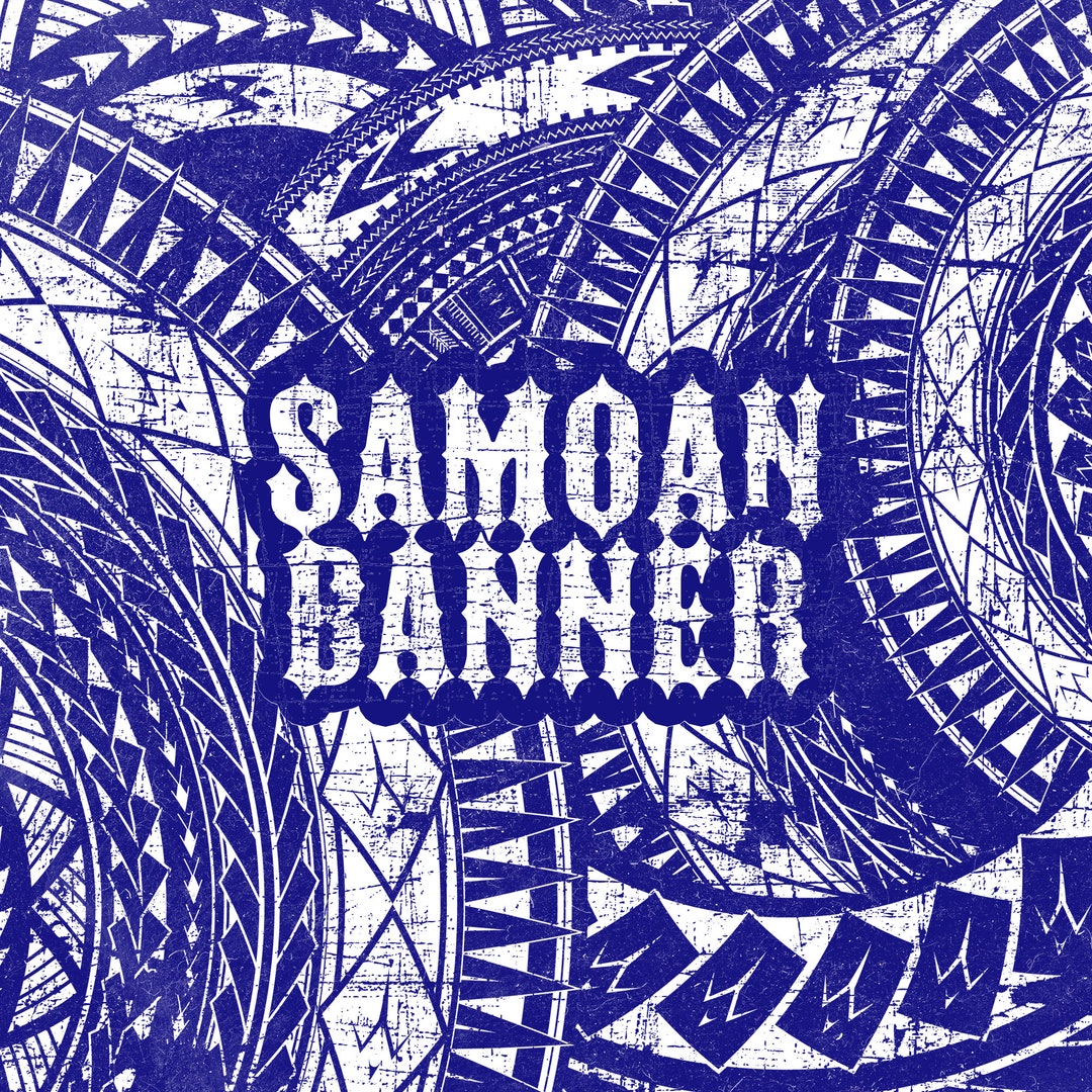 Samoan Pattern Banner - Etsy