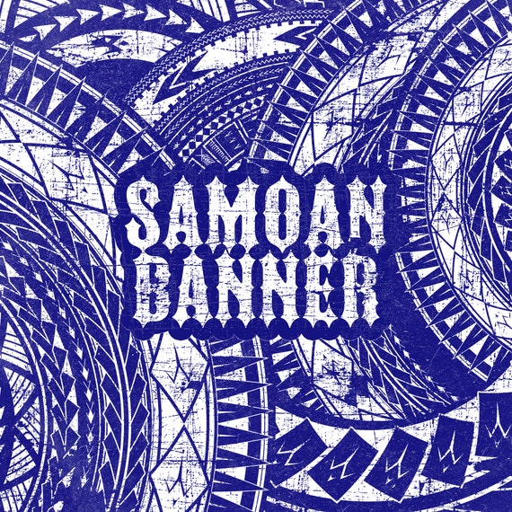 Samoan Pattern Banner - Etsy