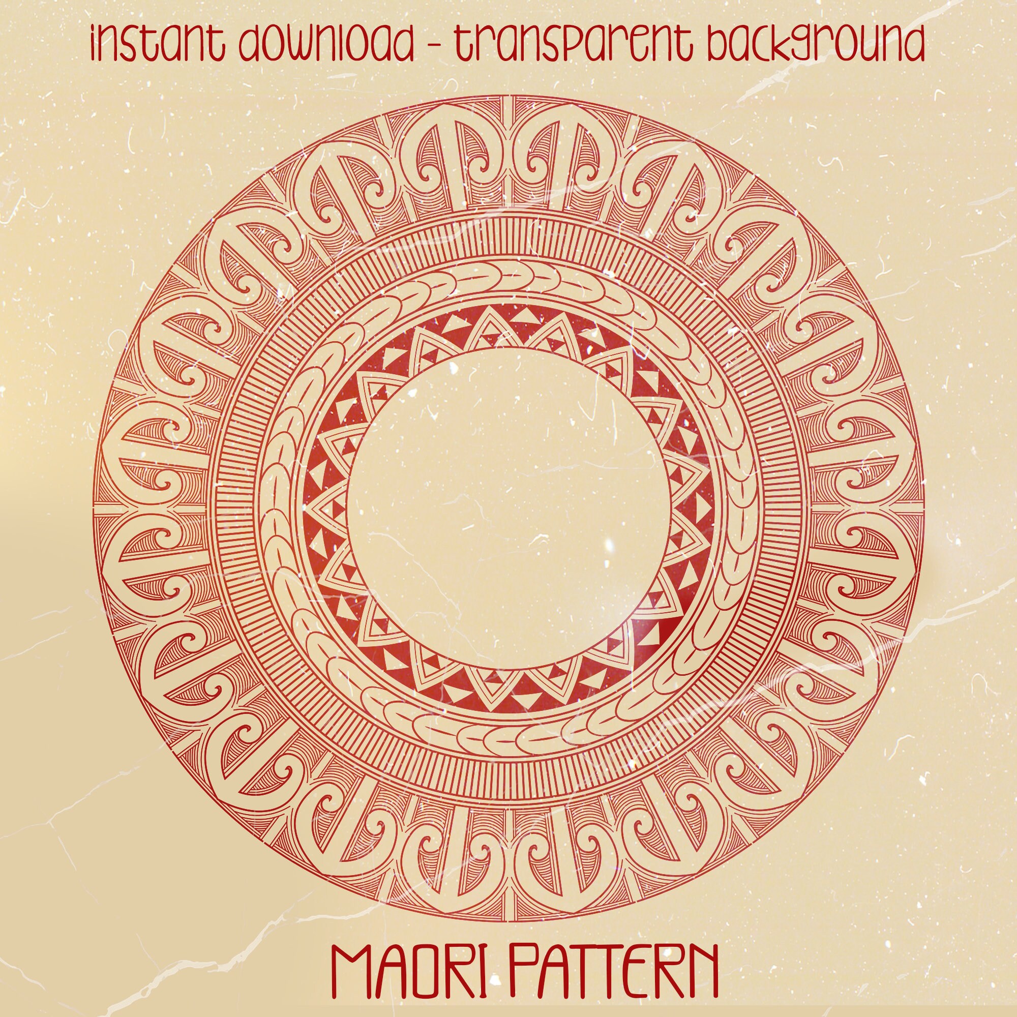 Maori Circle Pattern Design - Etsy