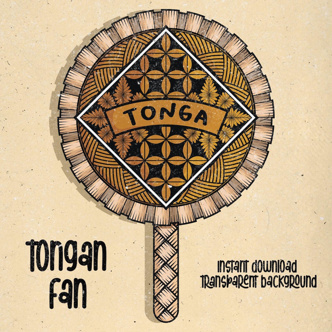 Tongan Fan Digital Design - Etsy