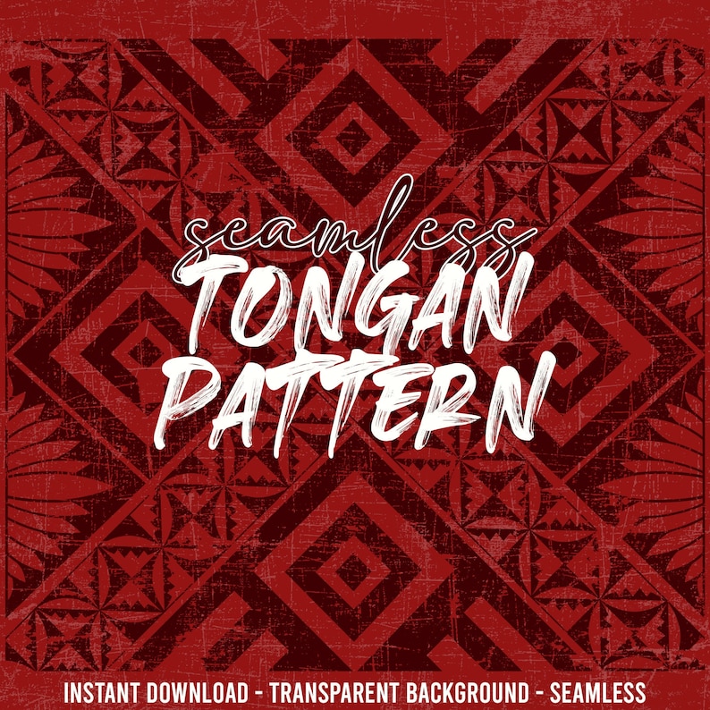 Tongan Pattern Background Seamless - Etsy