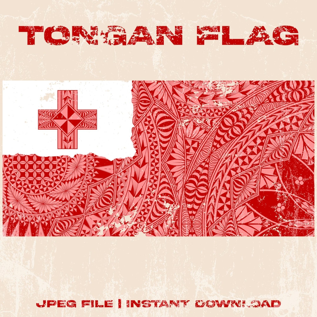 Tongan Flag - Etsy