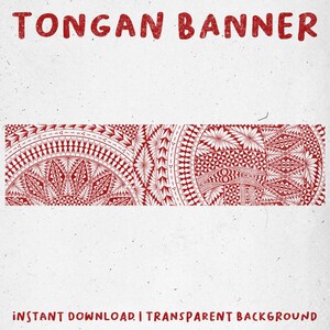 Tongan Pattern Banner - Etsy