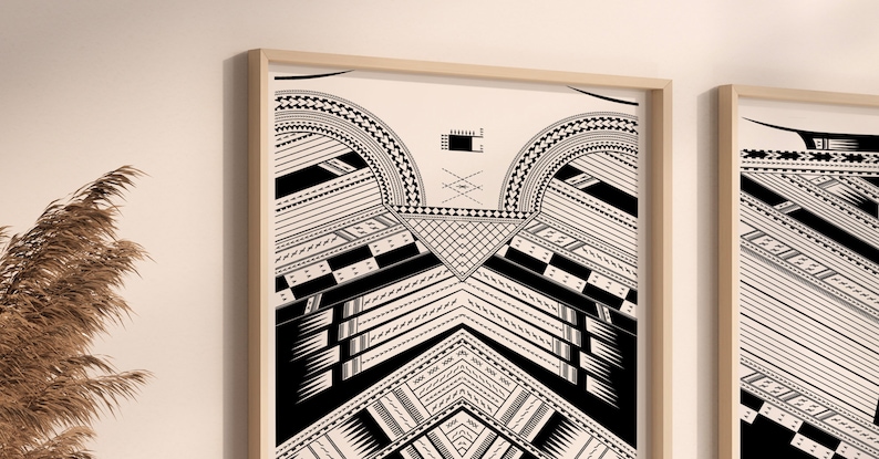 Samoan Full Pe'a Tatau Print - Etsy