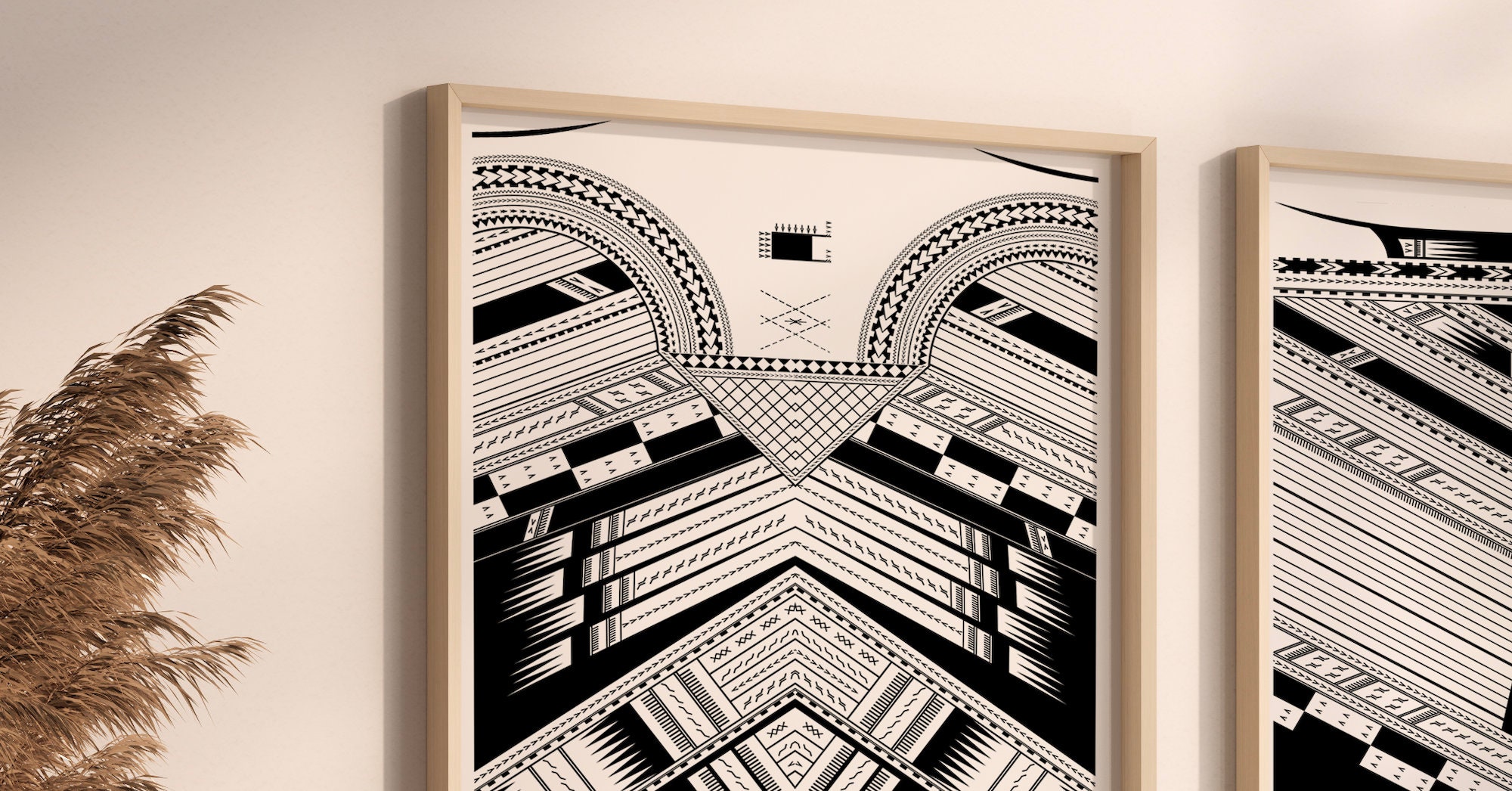 Samoan Full Pe'a Tatau Print - Etsy