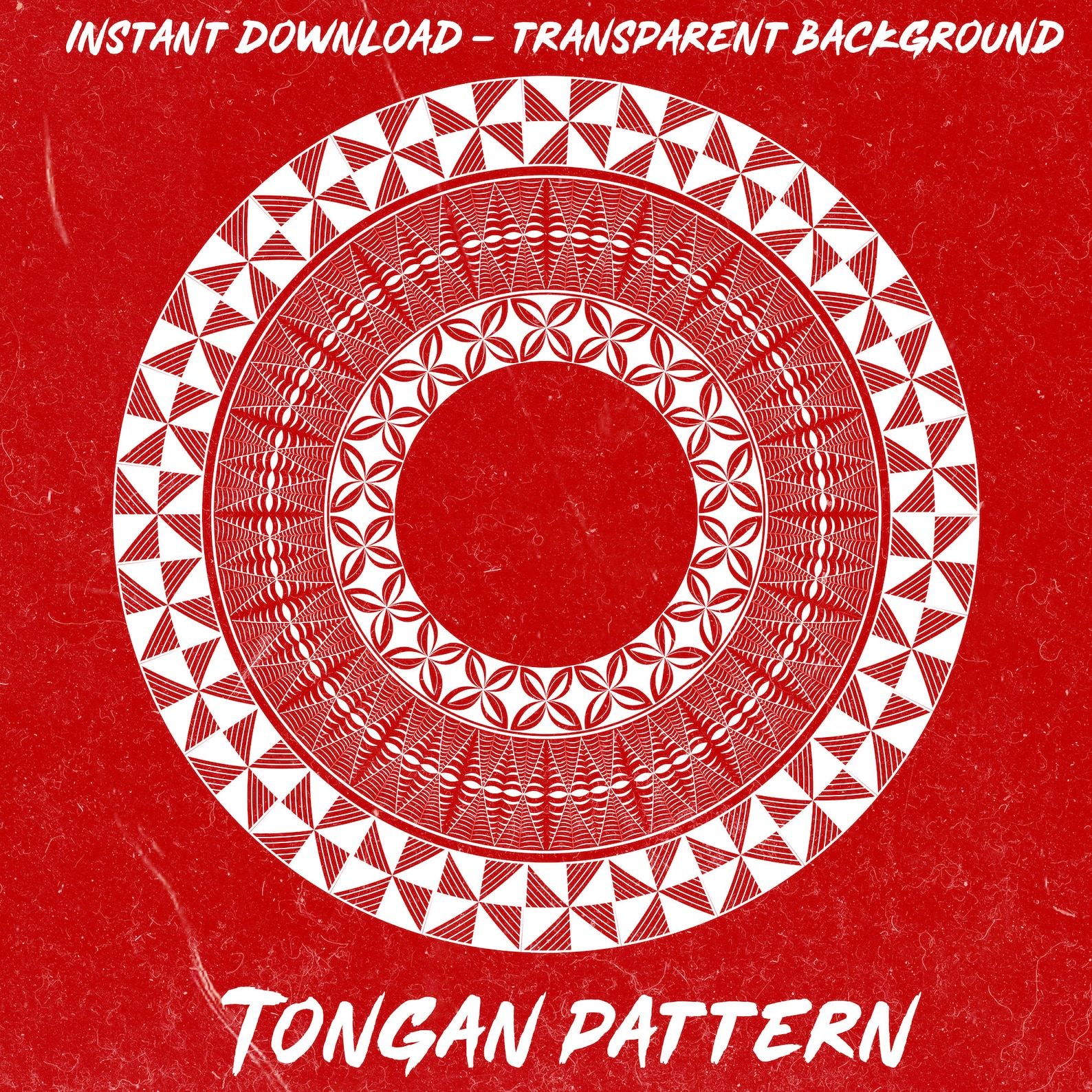 Tongan Circle Pattern Design - Etsy