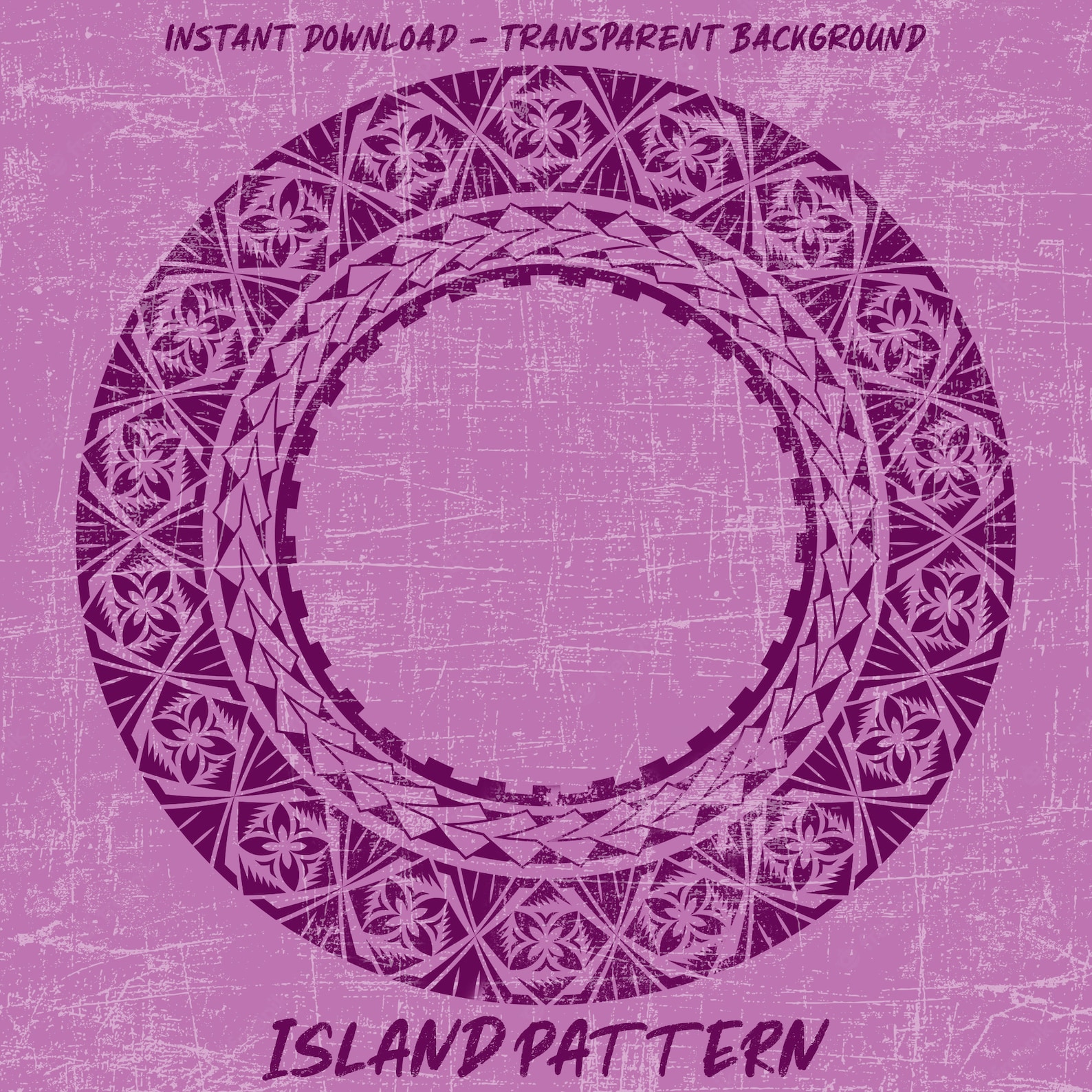 Island Circle Pattern Design - Etsy