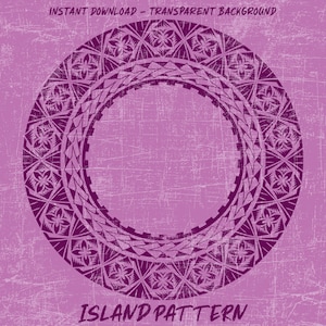 Island Circle Pattern Design - Etsy