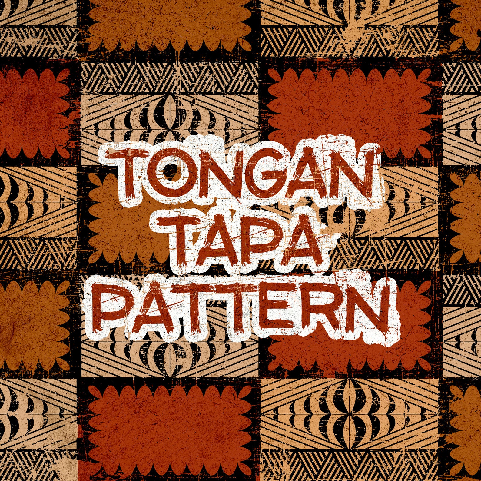 Tongan "tapa" Seamless Pattern - Etsy