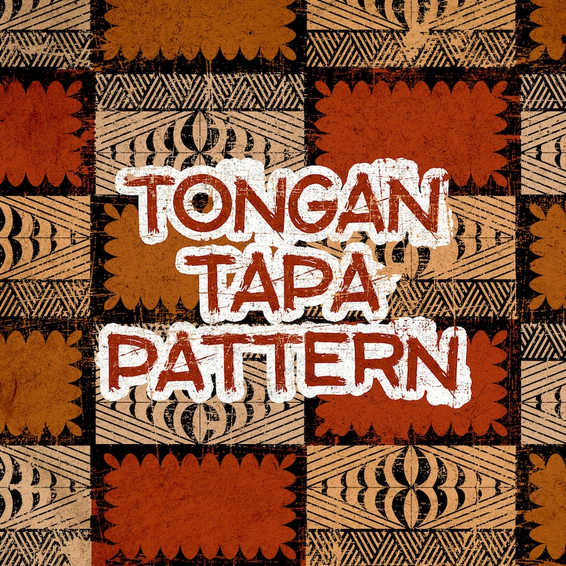 Tongan "tapa" Seamless Pattern - Etsy