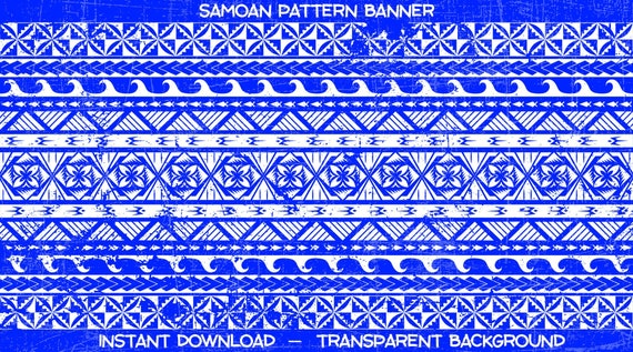 Samoan Pattern Banner - Etsy Australia