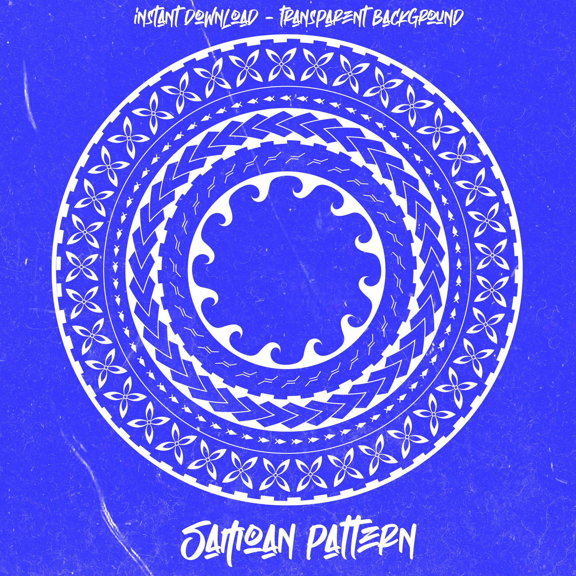 Samoan Circle Pattern Design - Etsy