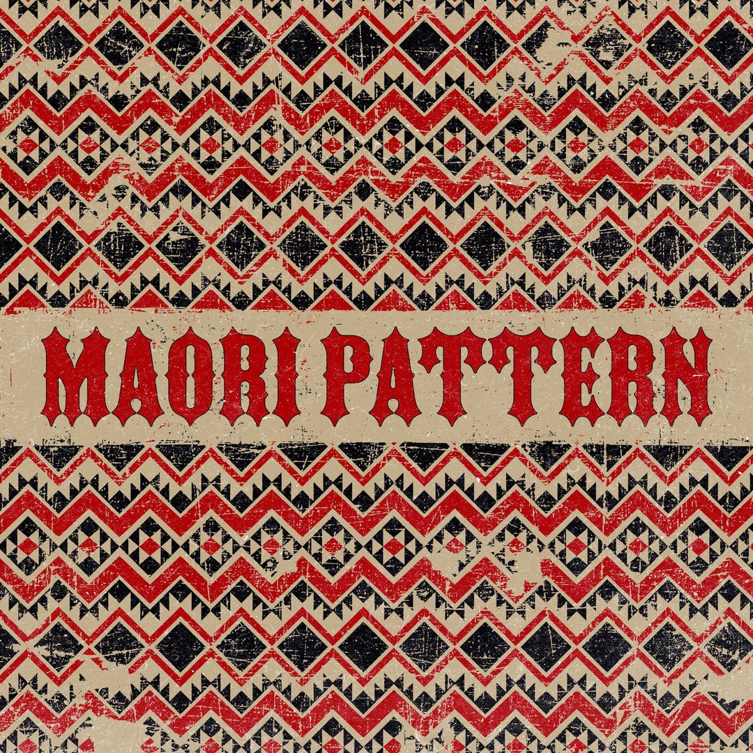 Maori Seamless Pattern Design - Etsy