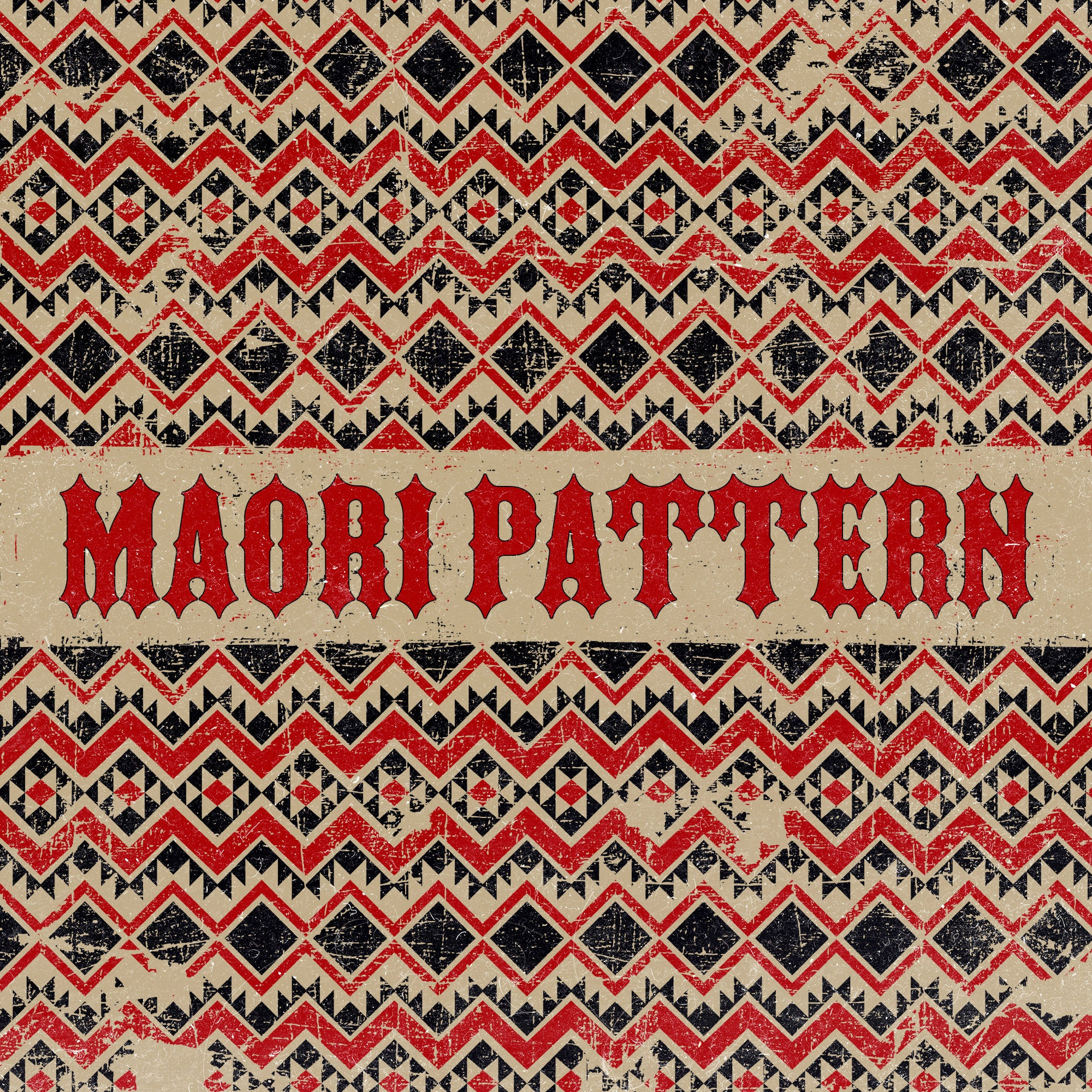 Maori Seamless Pattern Design - Etsy