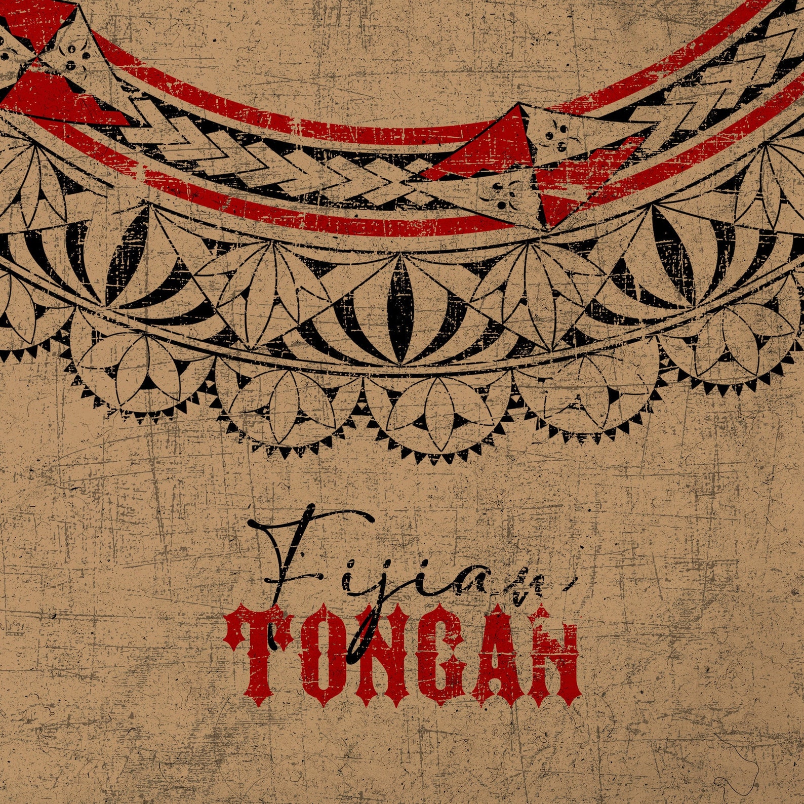 Tongan/fijian Circle Pattern Design - Etsy