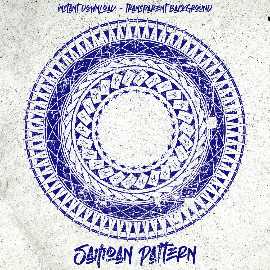 Samoan Circle Pattern Design - Etsy