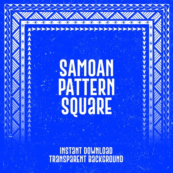 Samoan Square Pattern Design | Etsy