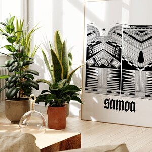 Samoan Full Pe'a Tatau Print - Etsy