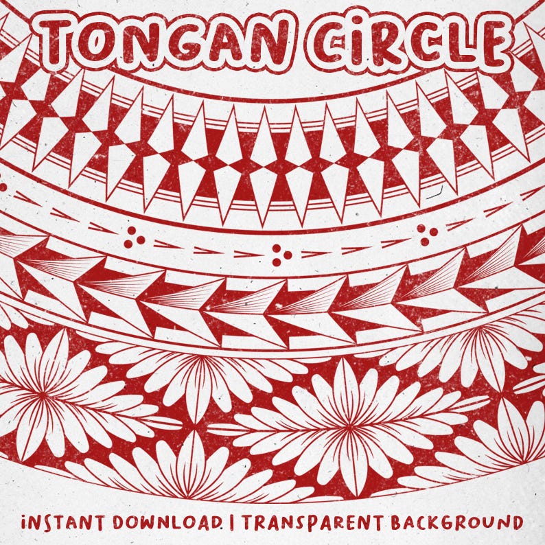 Tongan Circle Pattern - Etsy