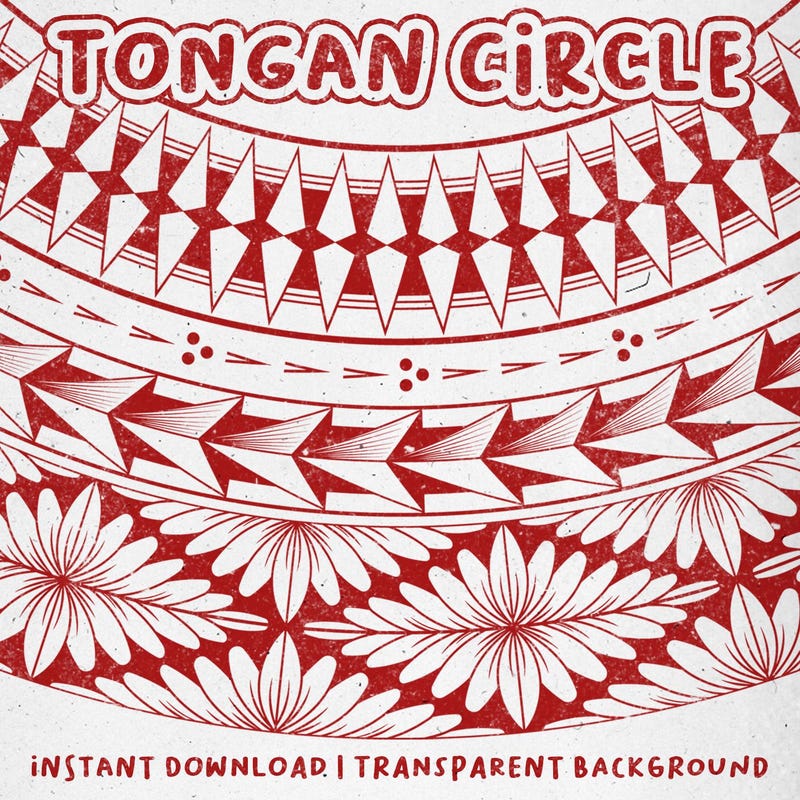 Tongan Pattern - Etsy New Zealand