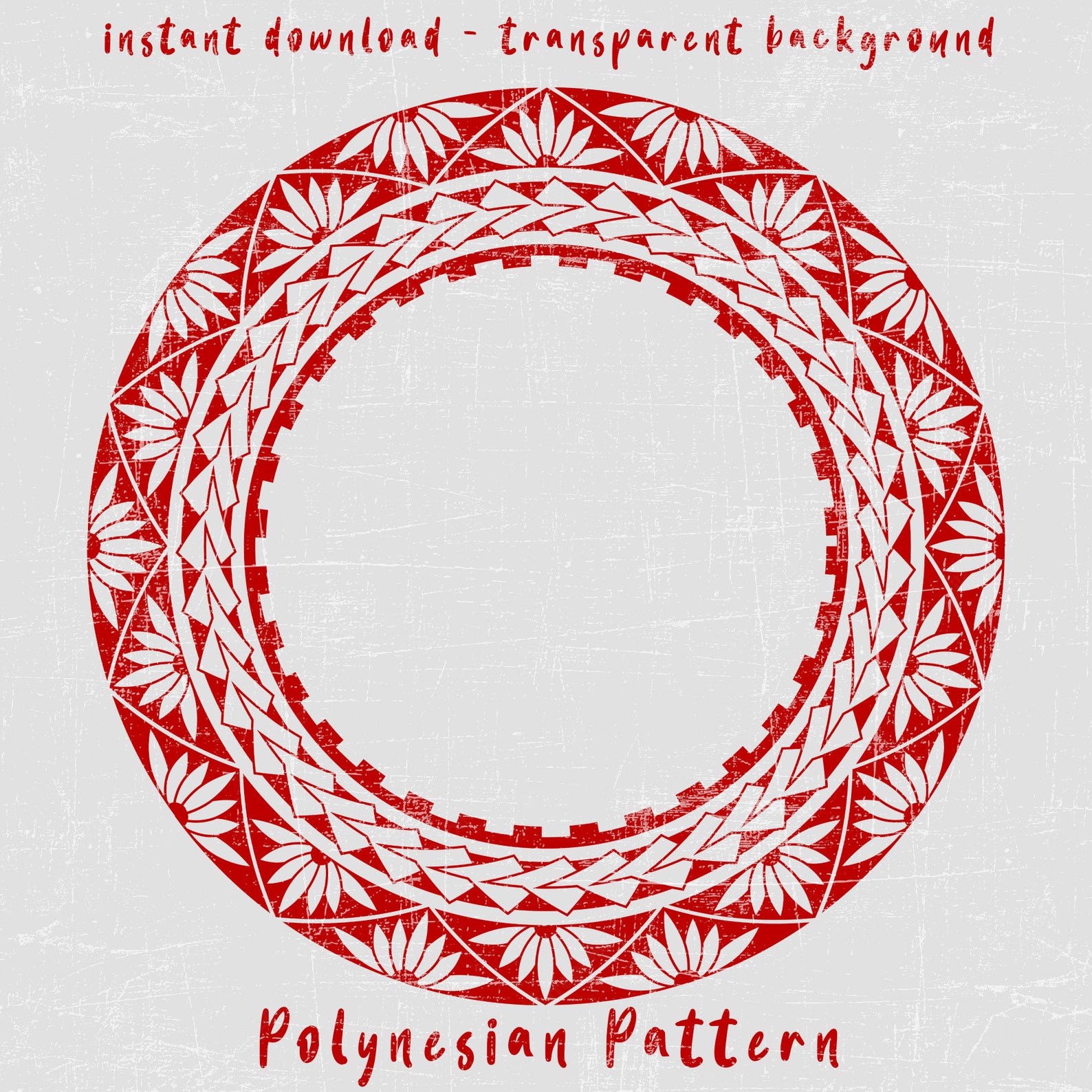 Polynesian Circle Pattern Design - Etsy