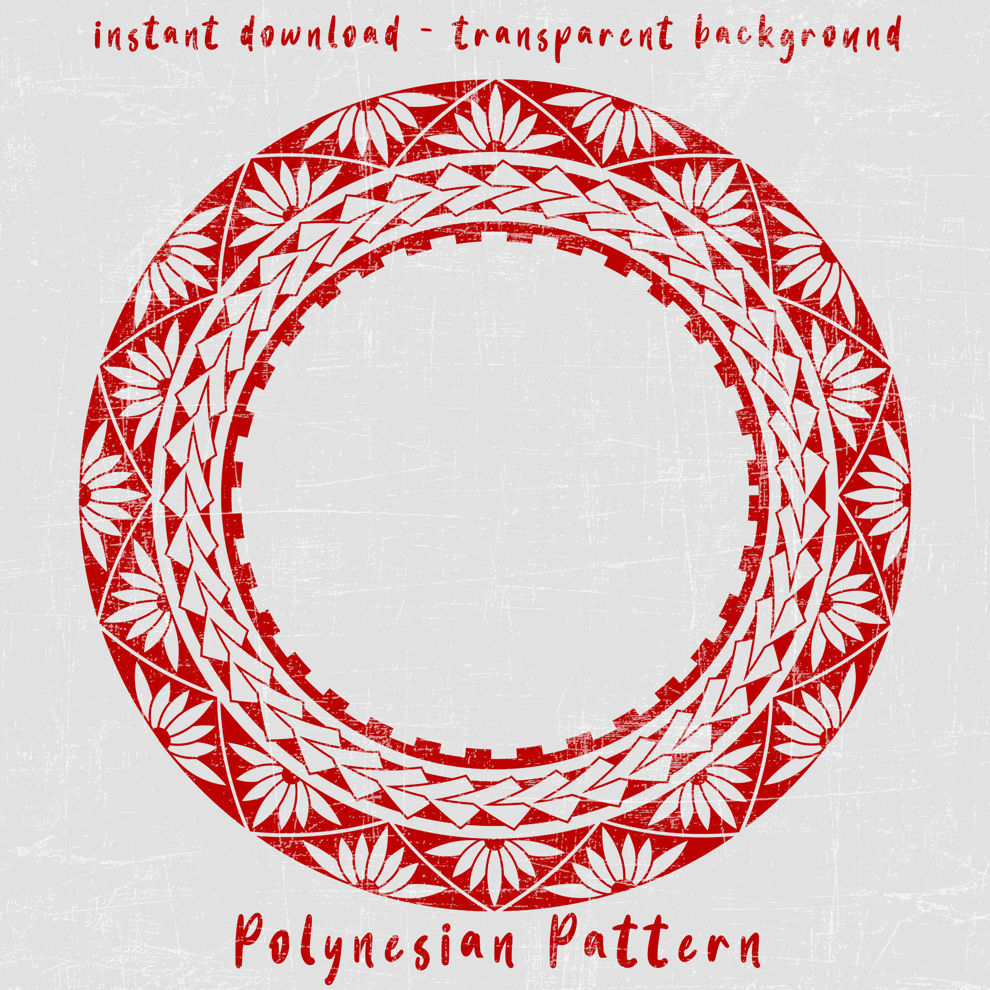 Polynesian Circle Pattern Design - Etsy