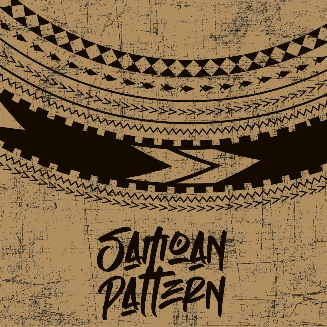 Samoan Circle Pattern Design - Etsy