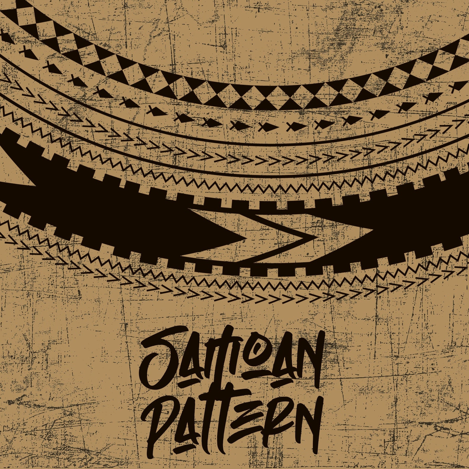 Samoan Circle Pattern Design - Etsy