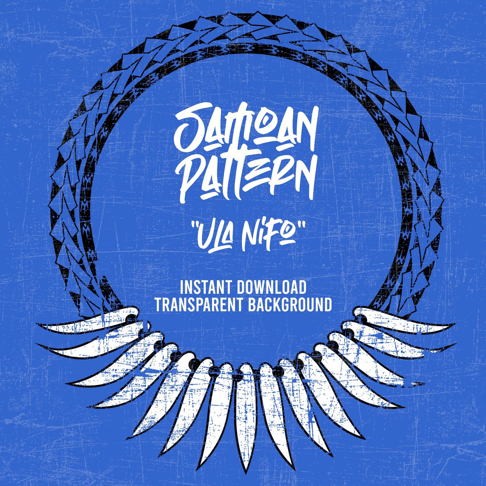 Samoan ula Nifo Circle Pattern Design - Etsy