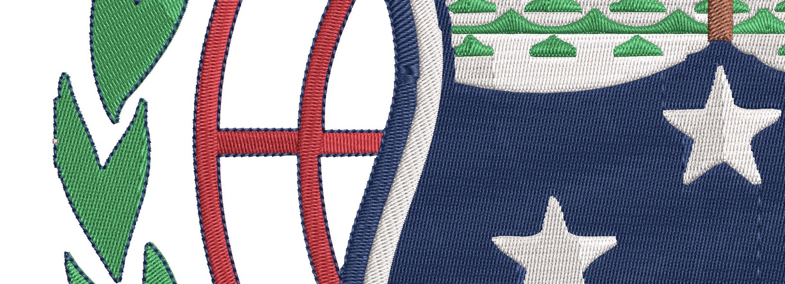 Samoan Shield Patch Embroidery Design | Machine Digital File | Instant ...