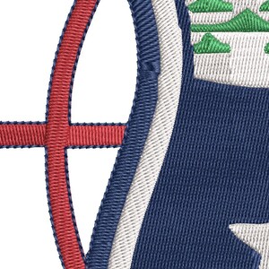 Samoan Shield Patch Embroidery Design | Machine Digital File | Instant ...