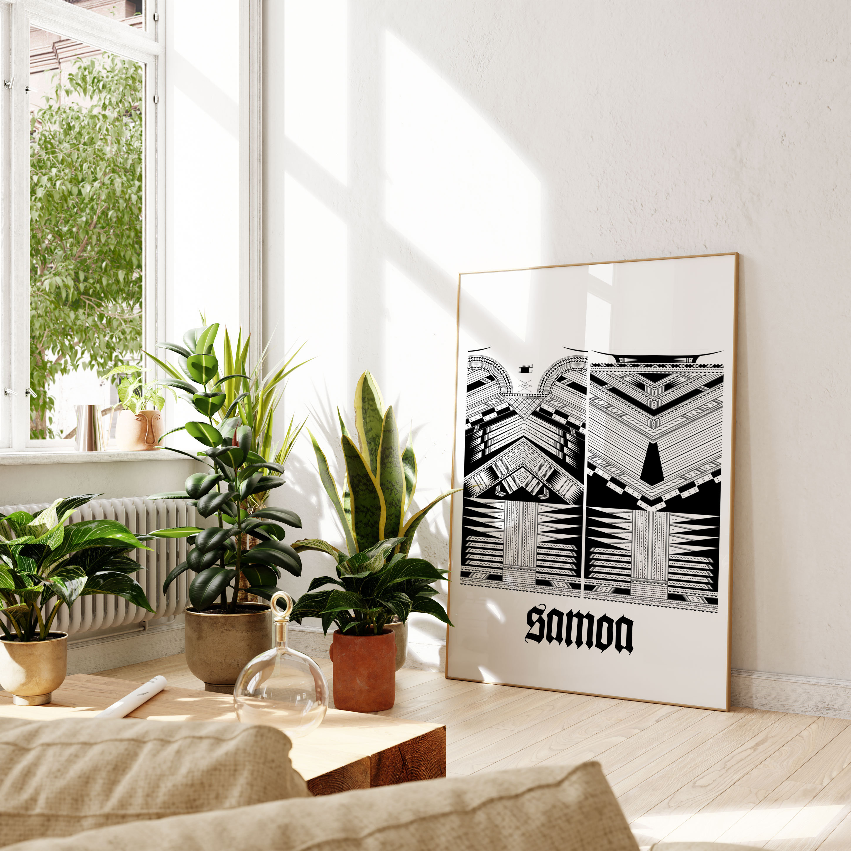 Samoan Full Pe'a Tatau Print - Etsy