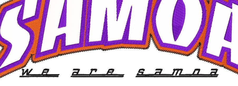 Samoa Patch Embroidery Design | Machine Digital File | Instant Download ...