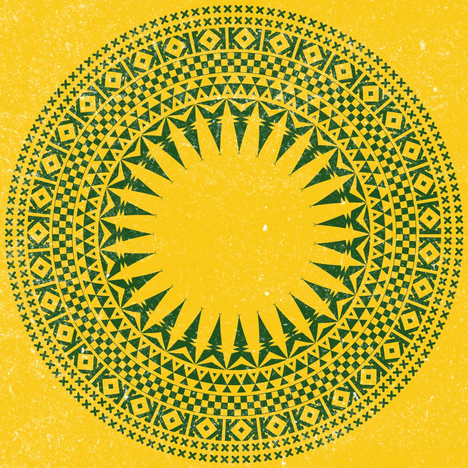 Kuki (cook Islands) Circle Pattern - Etsy