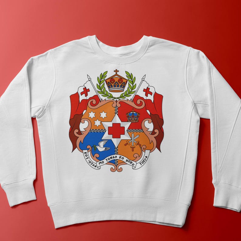 Tongan Crest (coat of Arms) Digital Design - Etsy