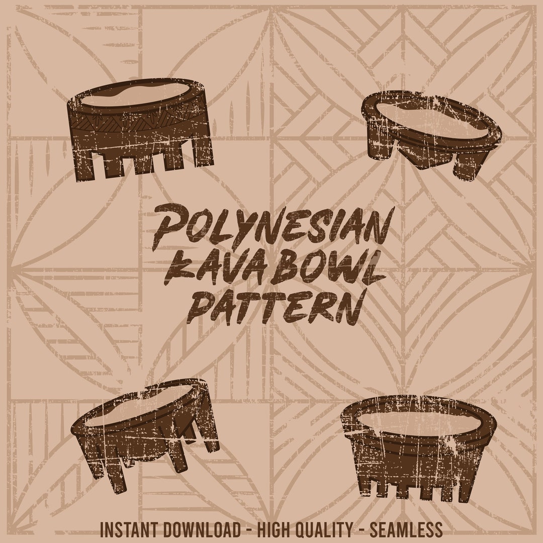 Polynesian Kava Bowl Pattern - Etsy