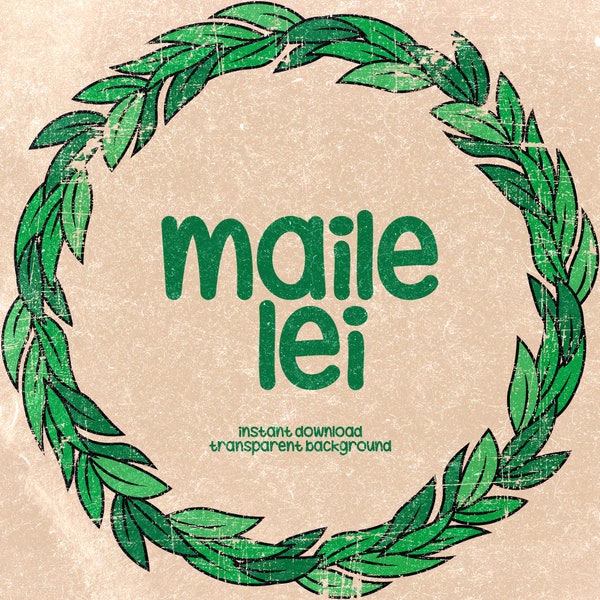 Maile Lei Svg - Etsy
