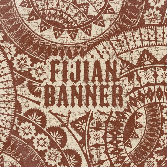 Fijian Pattern Banner - Etsy