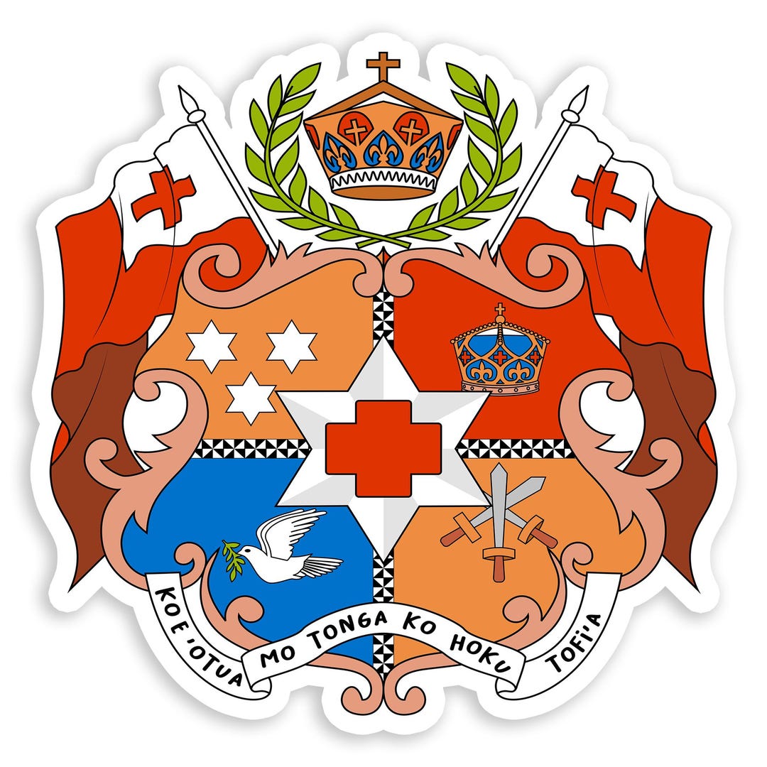 TONGAN STICKER - Kiss-cut Vinyl Decals - Etsy